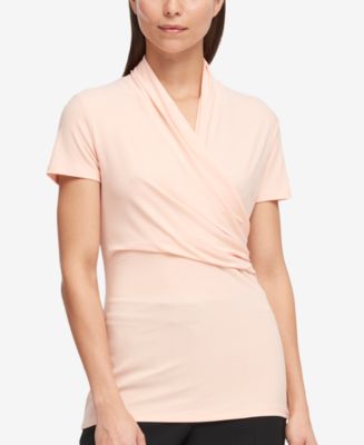 DKNY Ruched Top - Macy's