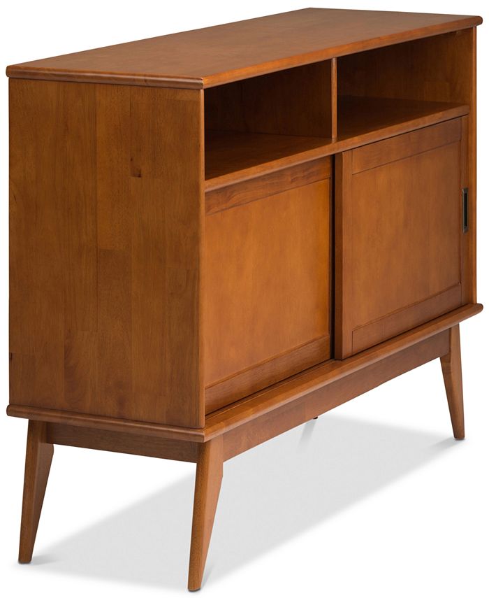 Simpli Home Ednie Tall Media Stand - Macy's