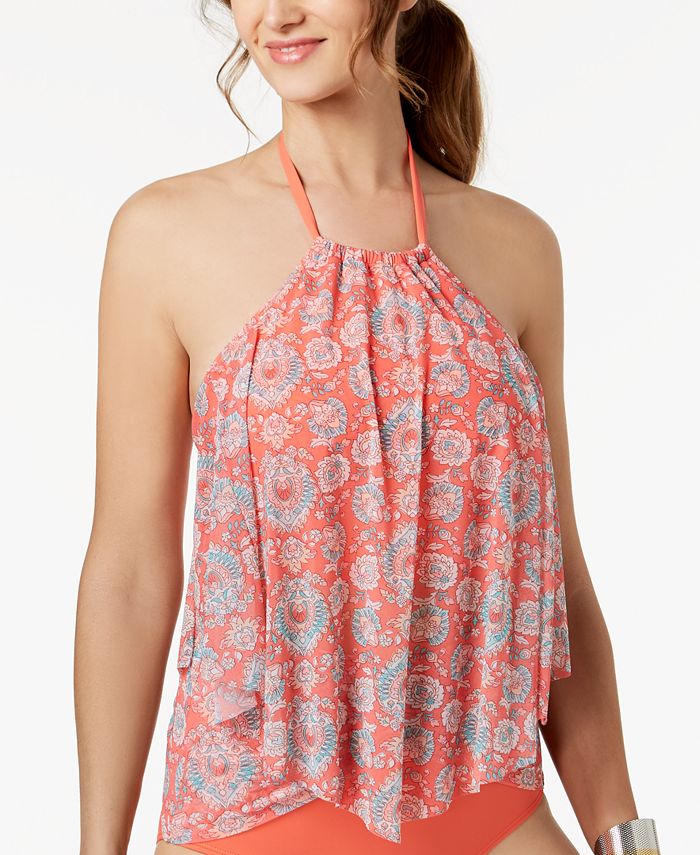 Coco Reef Bra-Sized Underwire High-Neck Tankini Top - Macy's