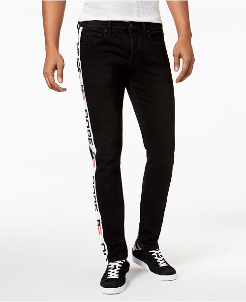 DOPE Men's Slim-Fit Side-Stripe Jeans - Jeans - Men - Macy's