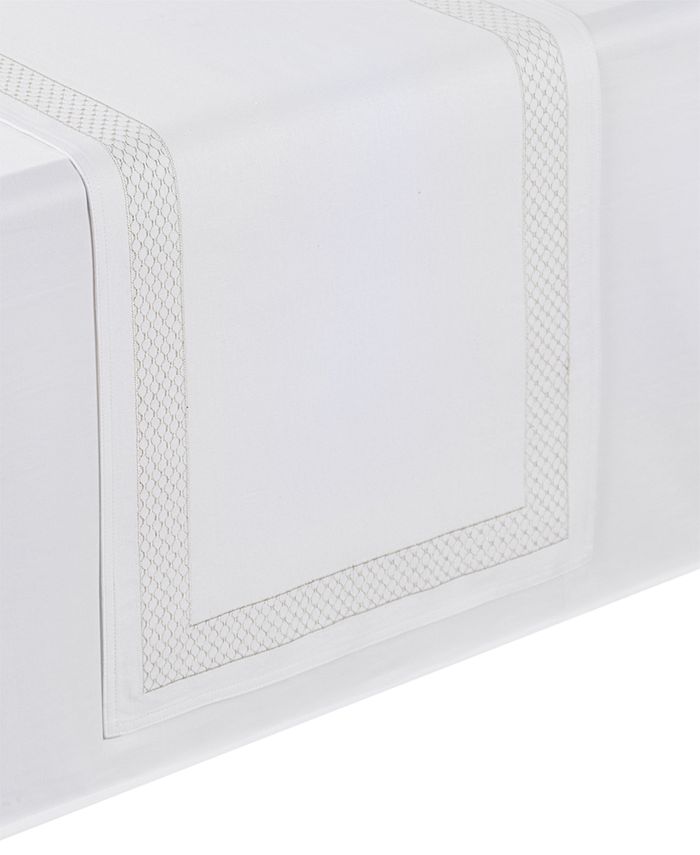 Waterford Netta Silver 16" x 70" Table Runner - Macy's