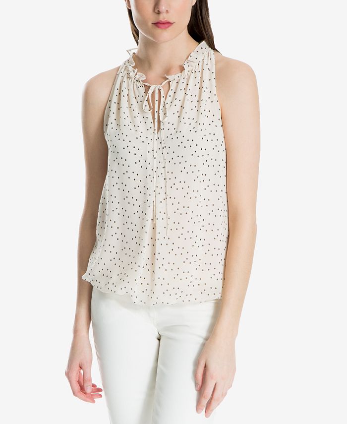 Max Studio London Ruffled-Neck Top, Created for Macy's - Macy's