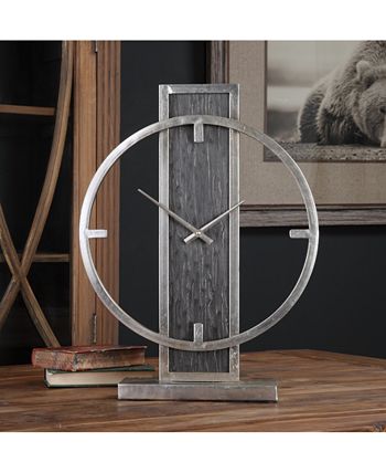Uttermost Nico Modern Desk Clock - Macy's