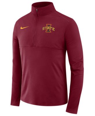 Nike Men's Iowa State Cyclones Performance Half-Zip Pullover - Macy's