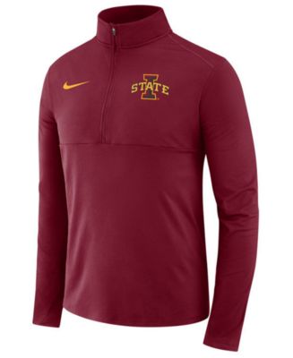 Nike Men's Iowa State Cyclones Performance Half-Zip Pullover - Macy's