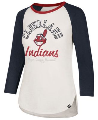 '47 Brand Women's Cleveland Indians Vintage Raglan T-Shirt - Macy's