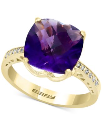 EFFY Collection EFFY® Amethyst (4-7/8 ct. t.w.) & Diamond Accent Ring ...