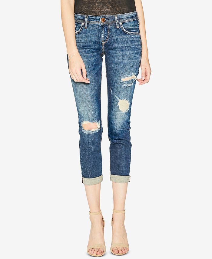 Silver Jeans Co. Sam Mid Rise Boyfriend Jeans - Macy's