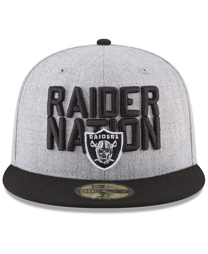 New Era Boys' Oakland Raiders Draft 59FIFTY FITTED Cap - Macy's