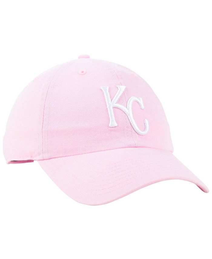 '47 Brand Kansas City Royals Pink CLEAN UP Cap - Macy's