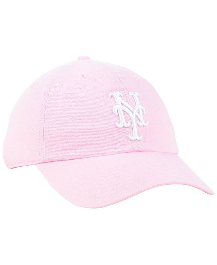'47 Brand New York Mets Pink CLEAN UP Cap - Macy's