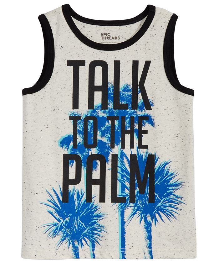 Epic Threads Little Boys Graphic-Print Tank Top, Created for Macy's ...