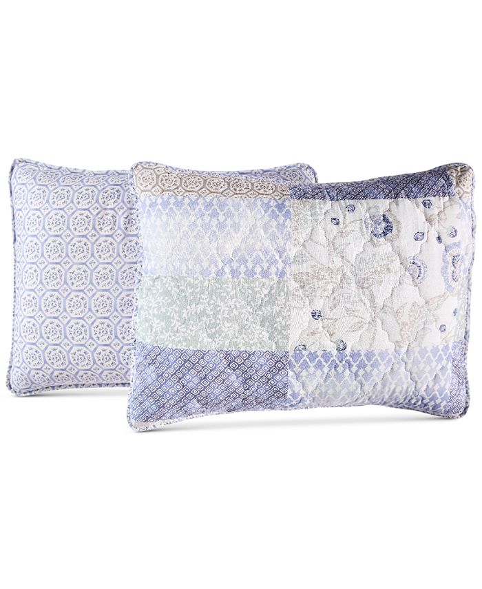 Sunham Josie 5-Pc. Reversible King Quilt Set - Macy's