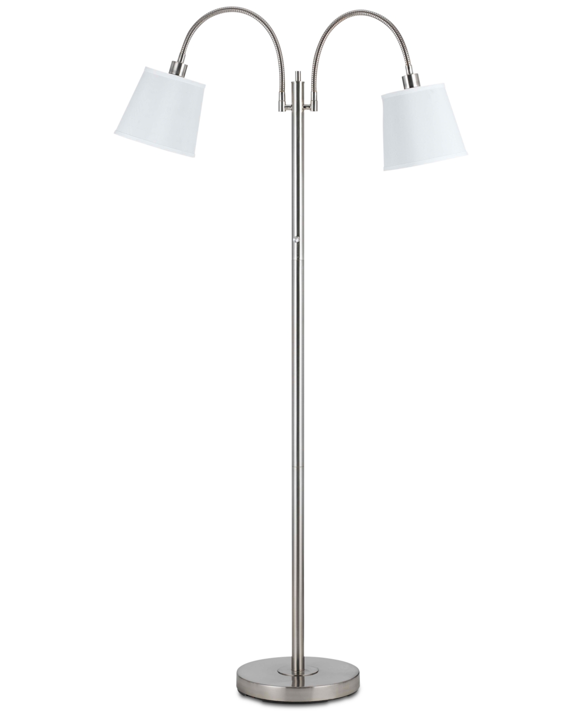 Click here for Cal Lighting Gail Gooseneck Floor Lamp - Brushed S... prices