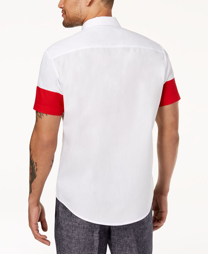 INC International Concepts I.N.C. Men's Pieced Graphic-Print Linen ...