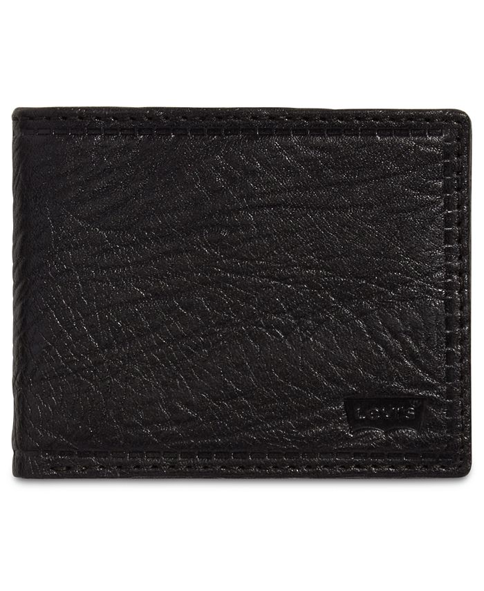 Levi's Men's RFID Extra-Capacity Leather Wallet - Macy's