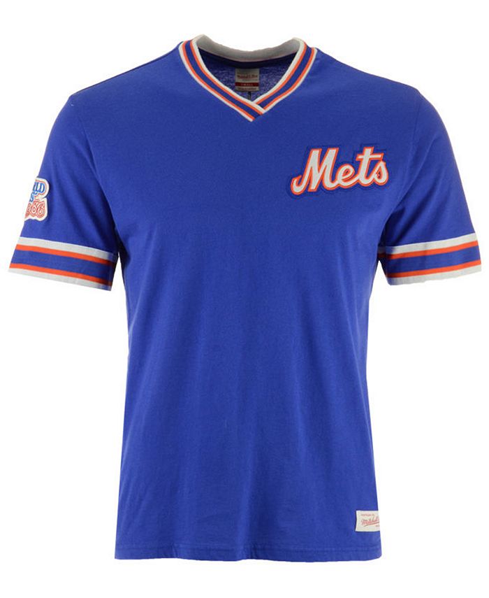 Mitchell & Ness Men's New York Mets Coop Overtime Vintage T-Shirt - Macy's