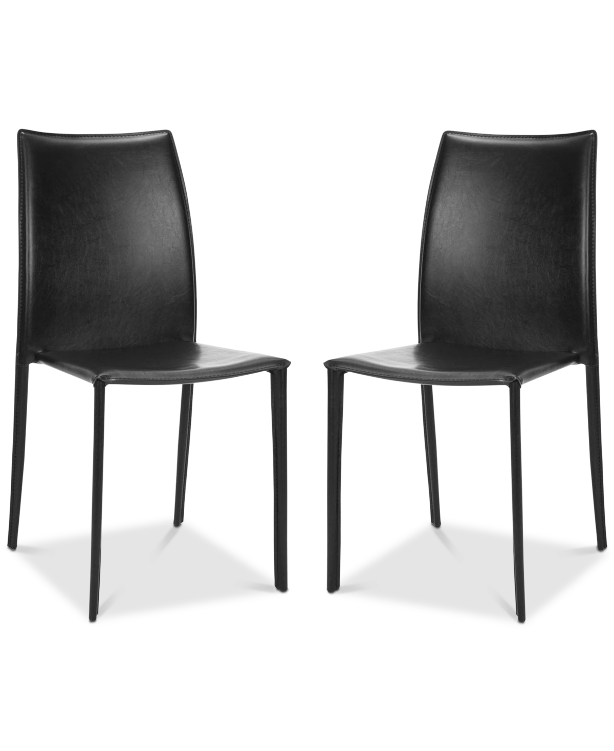 Click here for Olanta Stacking Chairs (Set Of 2) - Black prices