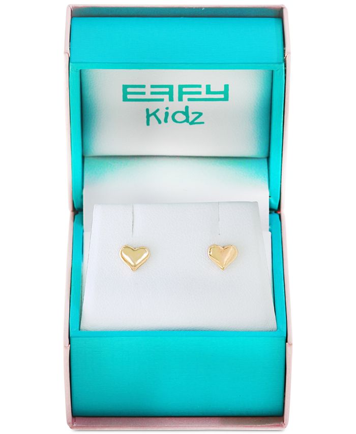 EFFY Collection EFFY® Kidz® Children's Heart Stud Earrings in 14k Gold ...