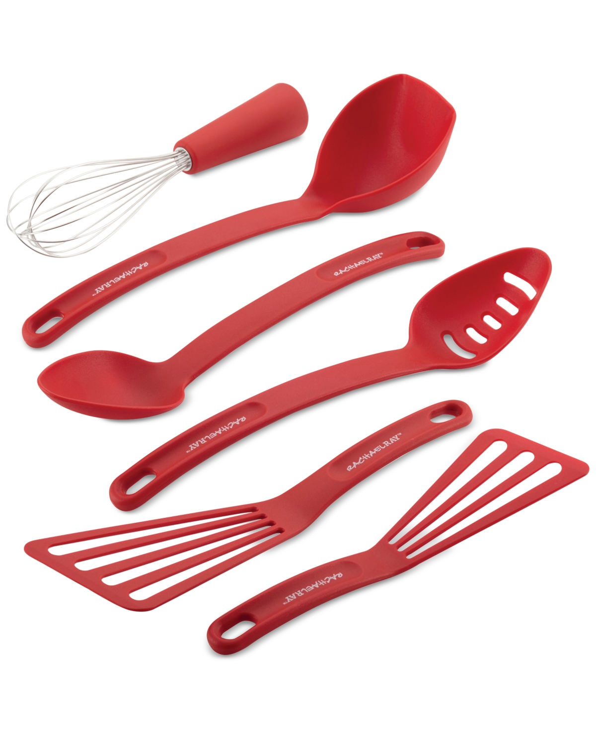 Click here for Rachael Ray 6-Pc. Nylon Non-Stick Tool Set - Red prices