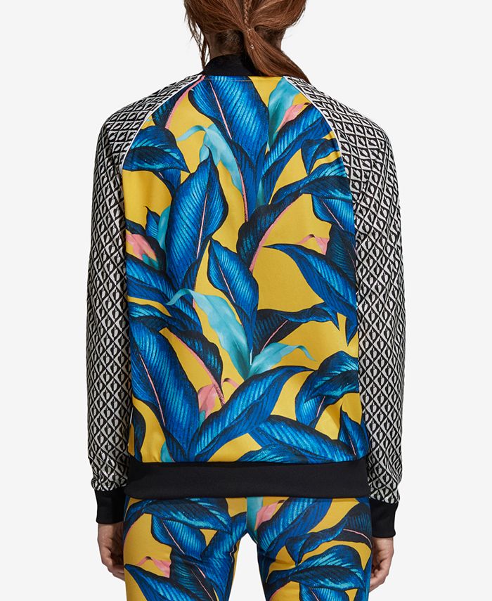 adidas Print-Blocked Track Jacket - Macy's