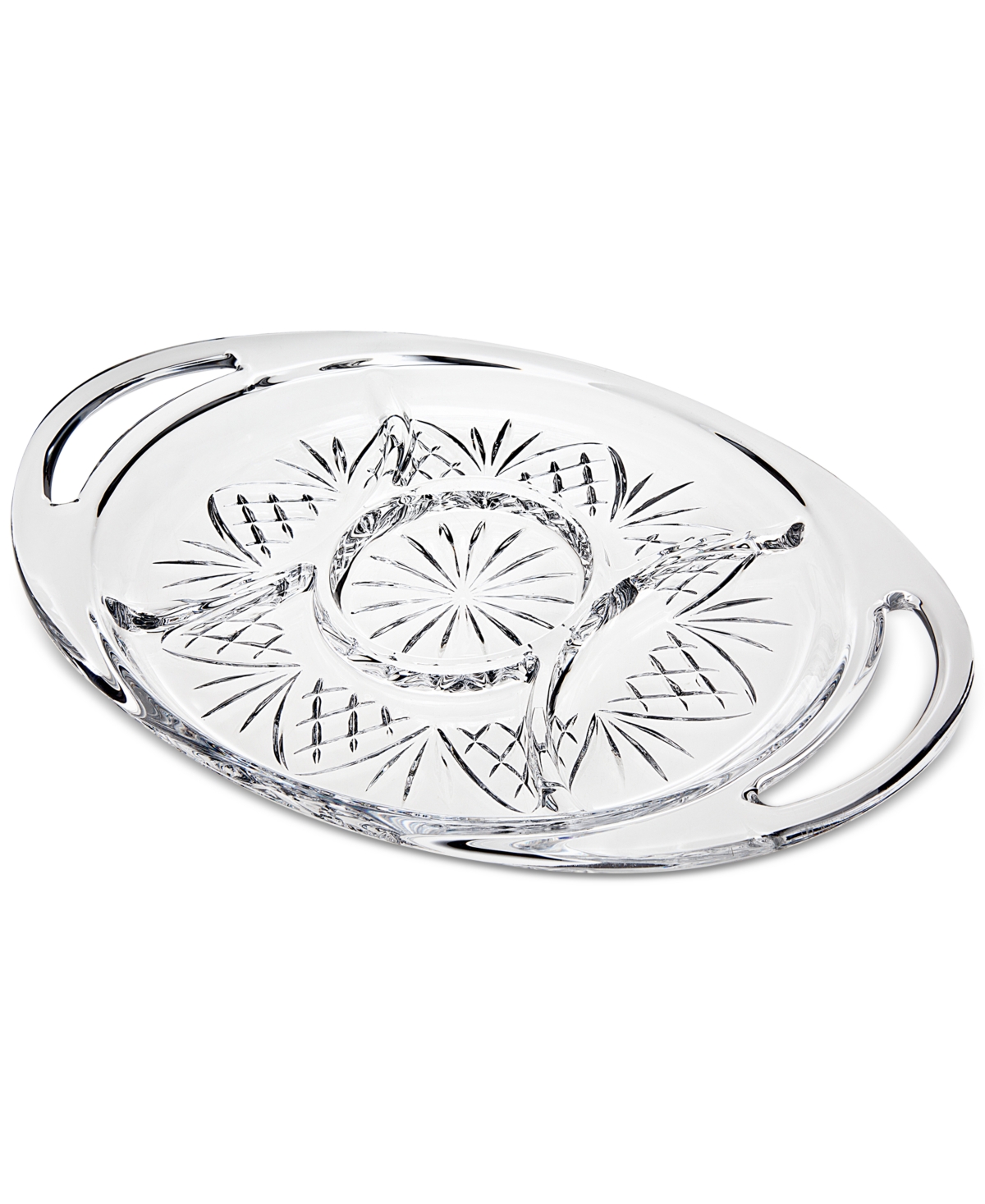 Click here for Godinger Dublin Sectional Handled Tray prices
