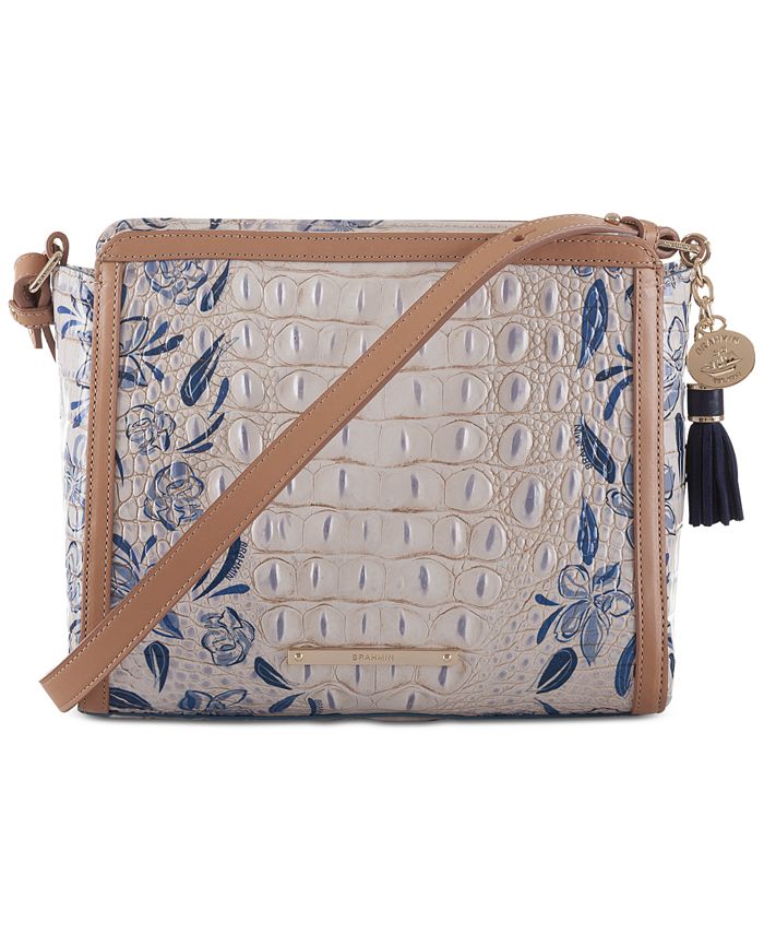 Brahmin Carrie Indigo Palaminto Crossbody - Macy's