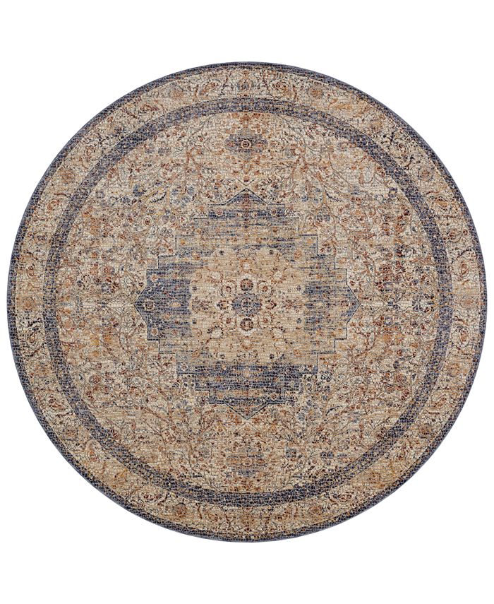 Spring Valley Home Loloi Porcia PB-01 9' 6" Round Area Rug - Macy's
