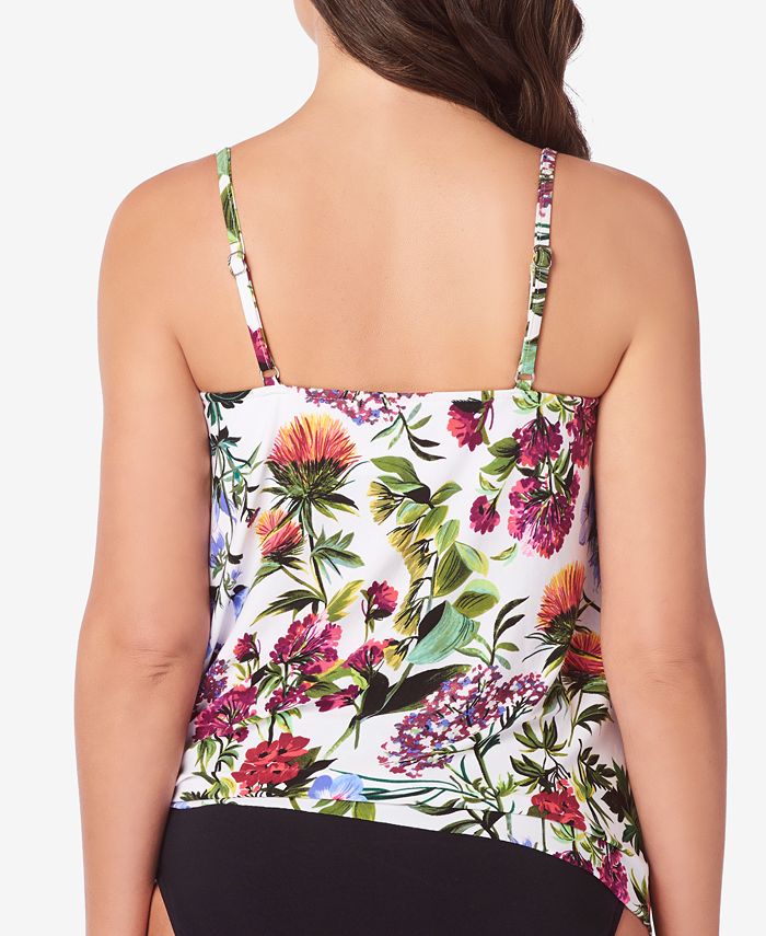 Magicsuit Printed Underwire Side-Tie Tankini Top - Macy's