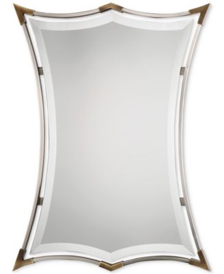 Uttermost Verity Brushed Nickel Mirror - Macy's