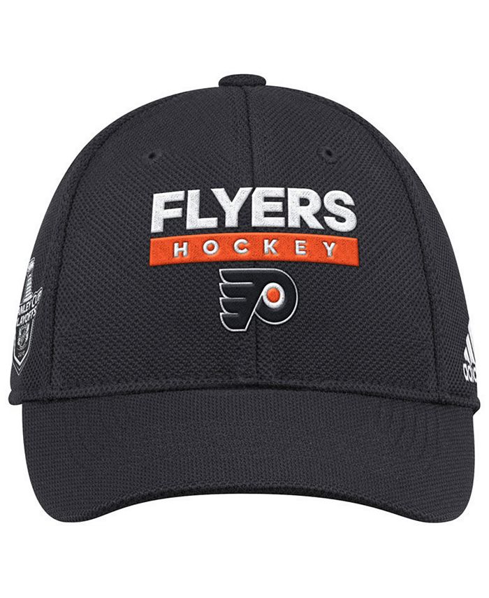 adidas Philadelphia Flyers Stanley Cup Playoff Patch Cap - Macy's