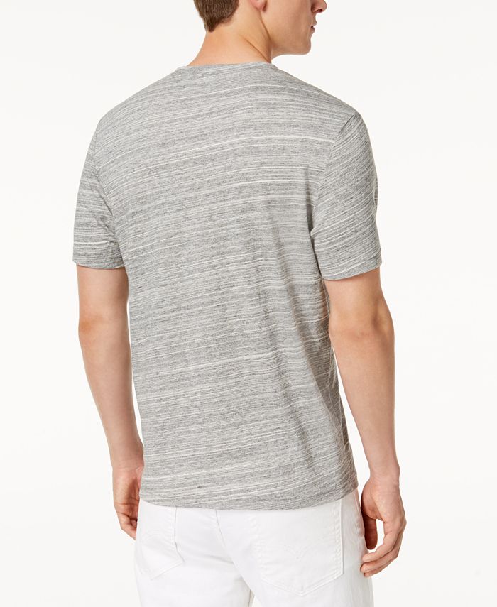 INC International Concepts I.N.C. Men's Space-Dyed Split-Neck Shirt ...