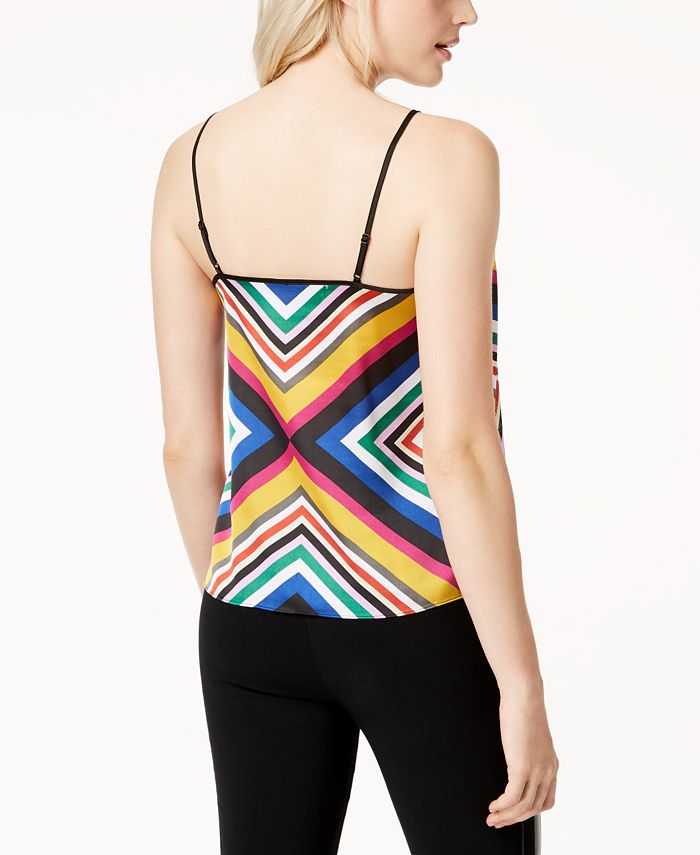 Bar III Printed Tank Top, Created for Macy's - Macy's
