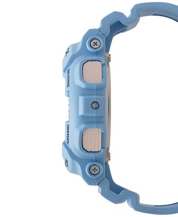 G-Shock Men's Analog-Digital Light Blue Resin Strap Watch 51.2mm - Macy's