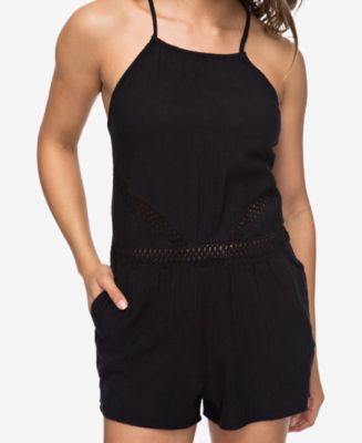 Roxy Juniors' Desert Hikes Cotton Crochet Romper - Macy's