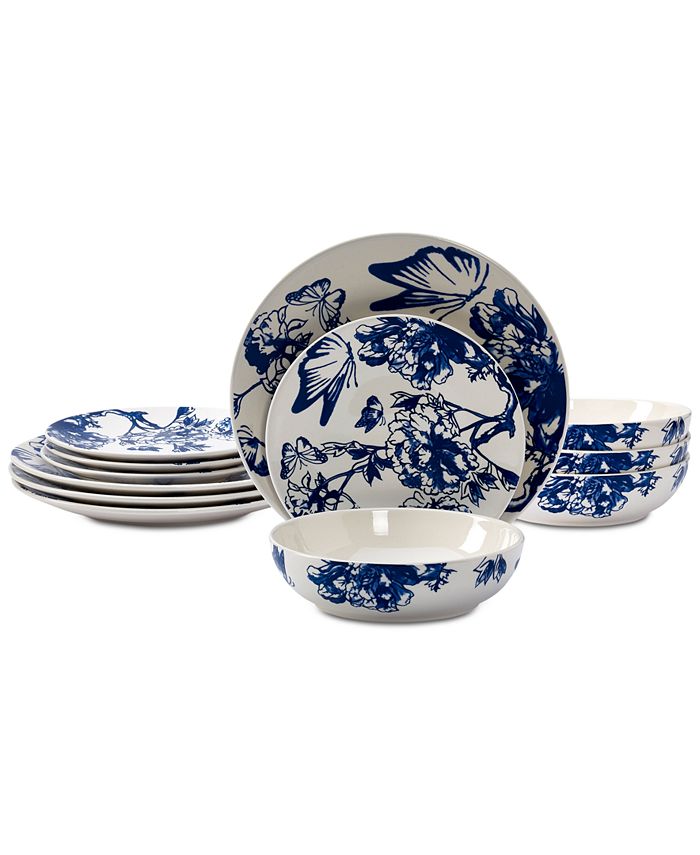 Tabletops Unlimited CLOSEOUT! Vale 12-Pc. Dinnerware Set - Macy's