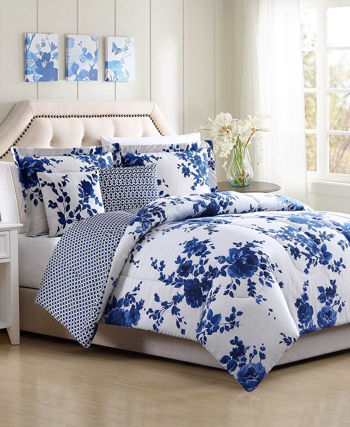 Ellison First Asia Bella 5-Pc. Queen Comforter Set - Macy's