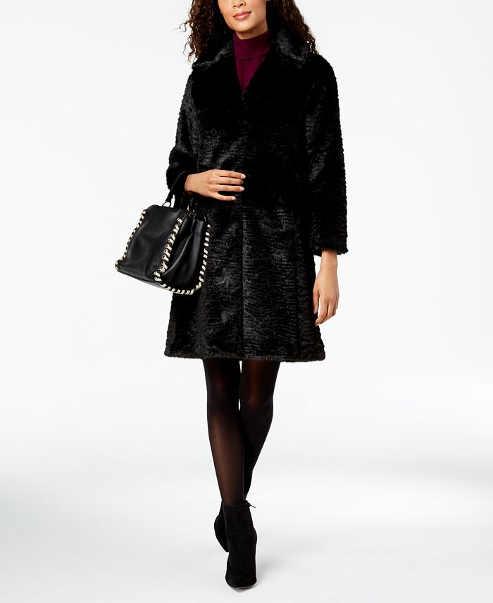 kate spade new york Faux-Fur Coat - Macy's
