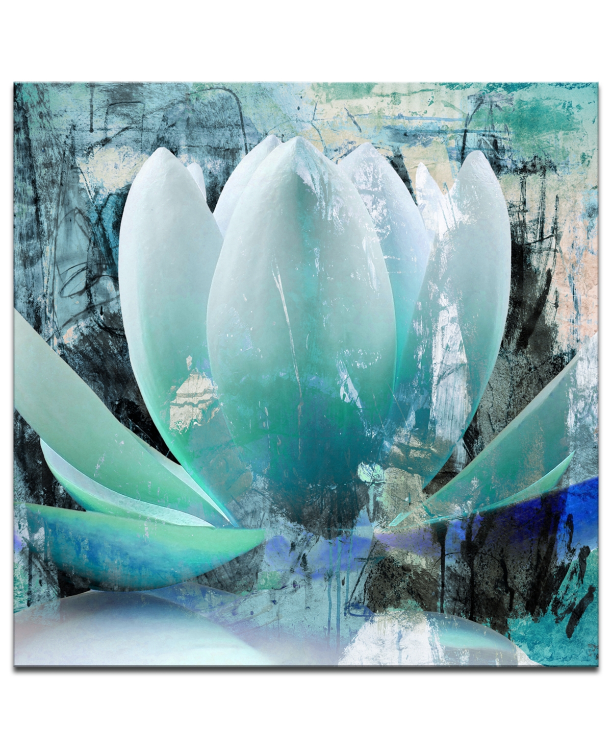 Click here for Ready2HangArt Painted Petals Xxiv Canvas Art Print prices