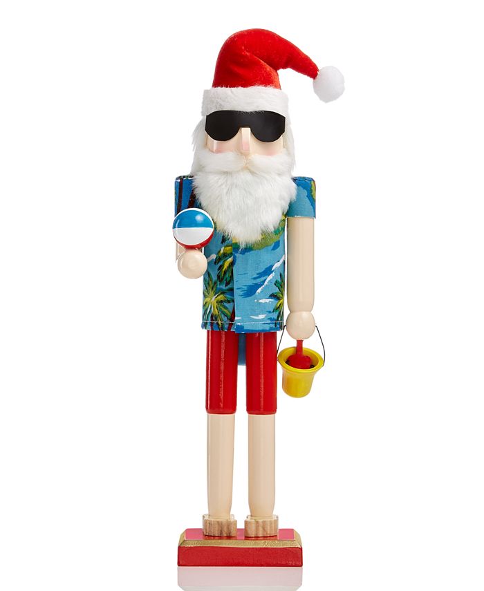 Holiday Lane Beach Santa Nutcracker, Created for Macy's - Macy's