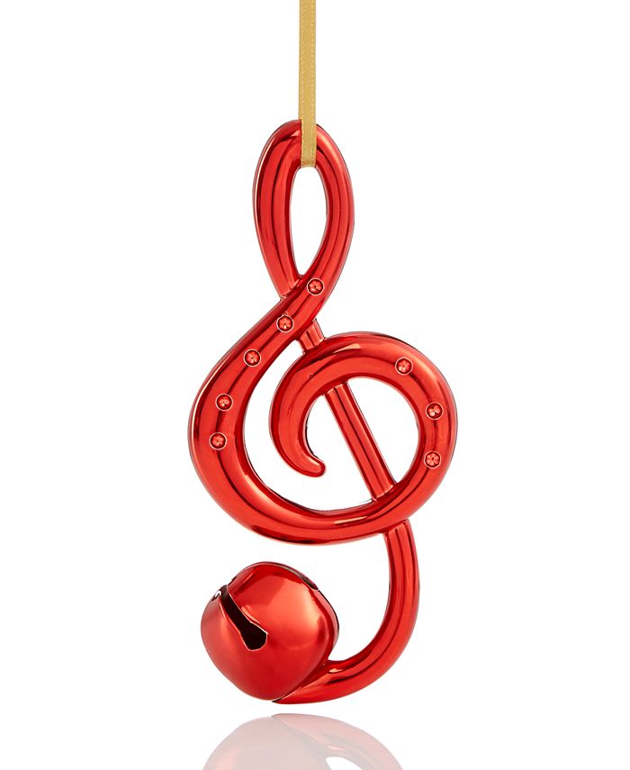 Holiday Lane Red Musical Notes Ornament, Created for Macy's - Macy's