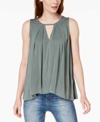 Lucky Brand Keyhole Tank Top - Macy's
