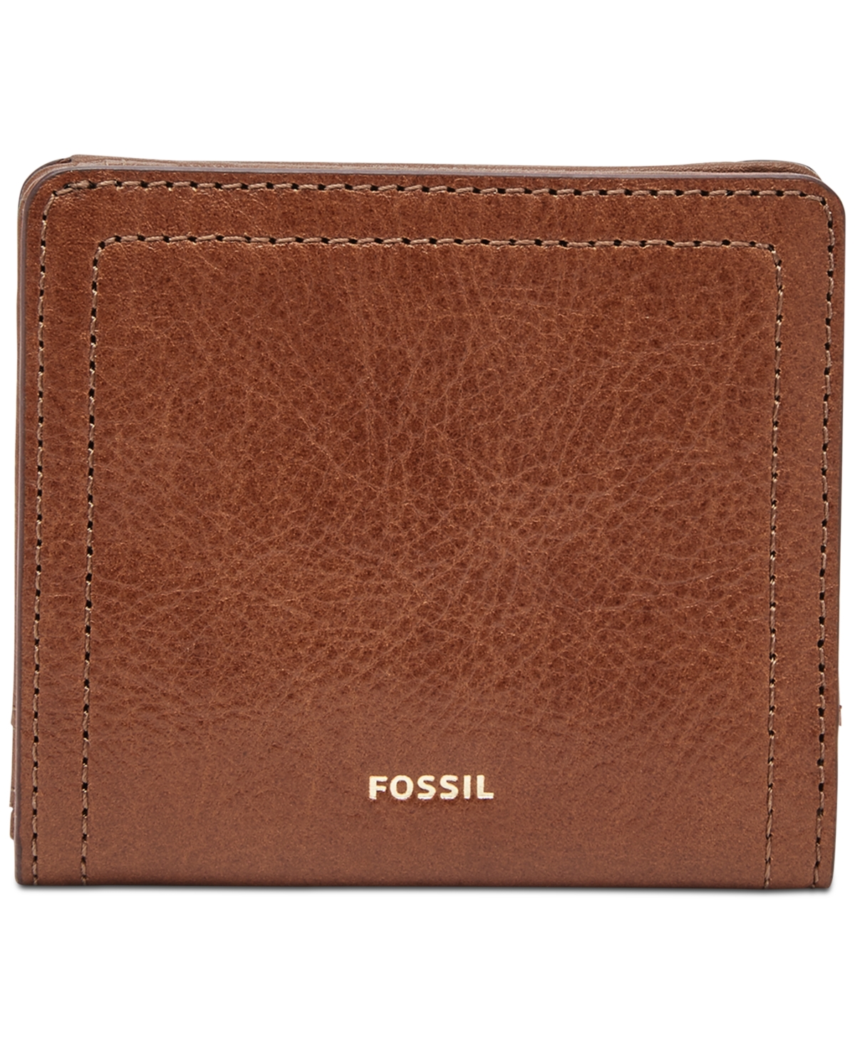 Click here for Fossil Logan Leather Small Bifold Wallet - Brown/G... prices