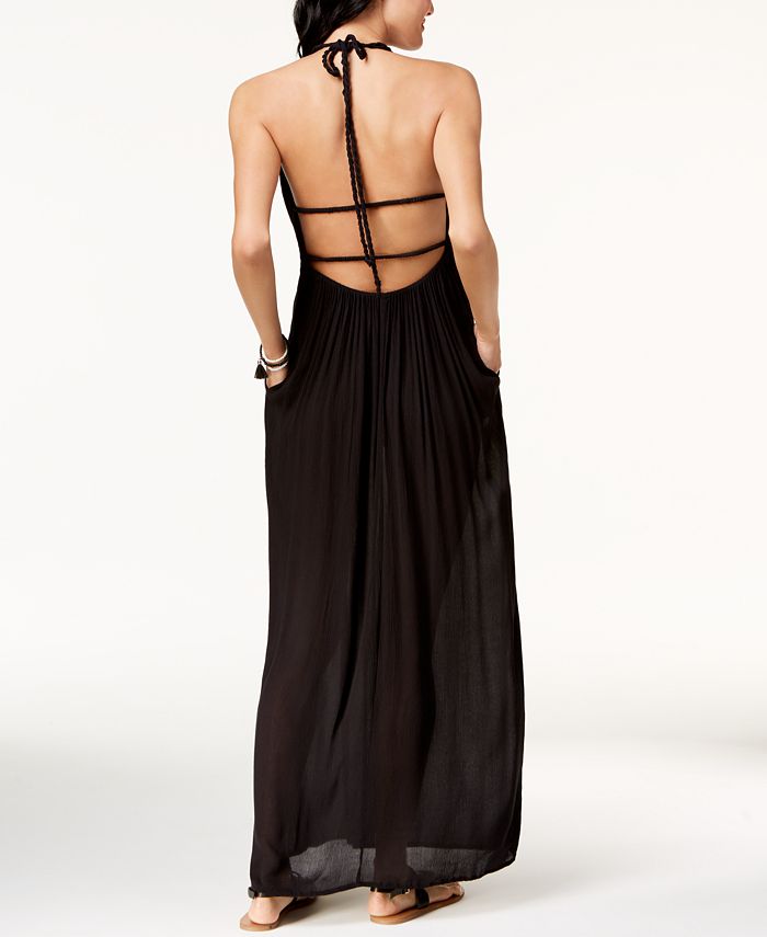 Raviya Strappy-Back Maxi Dress Cover-Up - Macy's