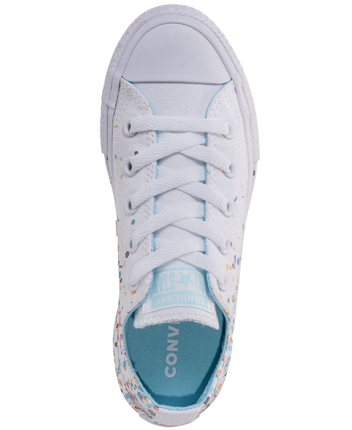 Converse Girls' Chuck Taylor All Star Ox Confetti Casual Sneakers from ...