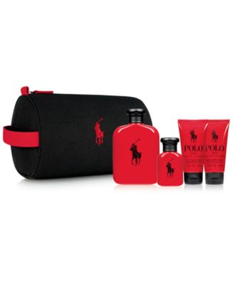 Ralph Lauren Men's 5-Pc. Polo Red Travel Set - Macy's
