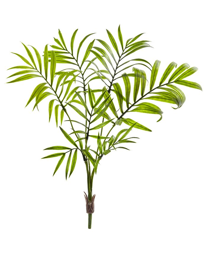 Nearly Natural 8-Pc. Mini Areca Palm Artificial Bush Set - Macy's