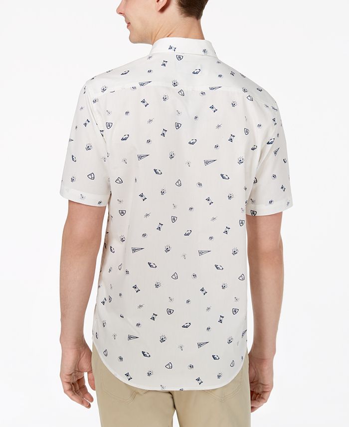 American Rag Men's Cryptic Ditzy Printed Shirt, Created for Macy's - Macy's