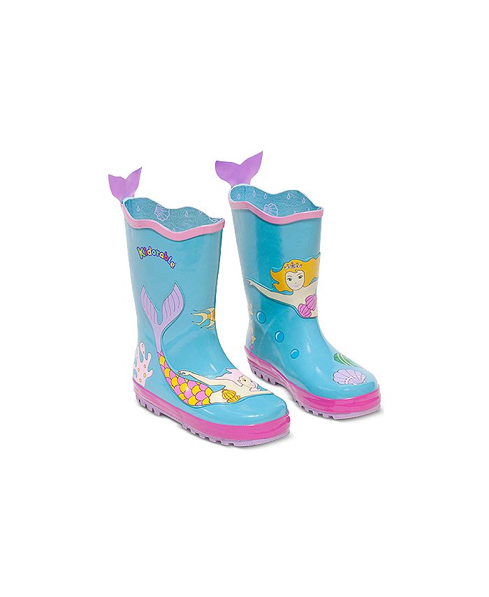 Kidorable Little Girls Mermaid Rain Boots - Macy's