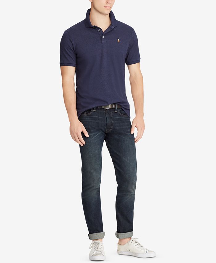 Polo Ralph Lauren Men's Custom Slim Fit Soft Touch Cotton Polo - Macy's